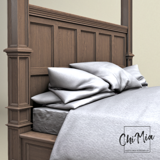 Oak Four Poster Bed · ChiMia
